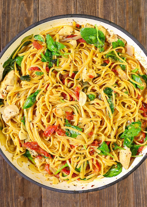 One Pot Cheesy Italian Pasta And Chicken Recipe Library Shibboleth
