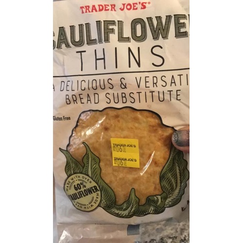 Trader Joe's Cauliflower Thins - Food Library - Shibboleth!